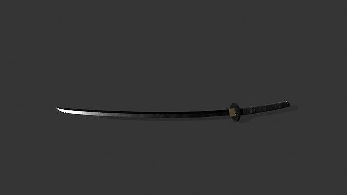 3D model Simple Katana VR / AR / low-poly | CGTrader