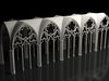 Gothic Vaulted Ceiling Kitbash - Modular Unit Architecture 3D model ...