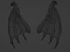 3D model Bat Wing Rigged 3D model - Low-poly 3D model VR / AR / low ...