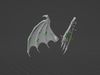 3D model Bat Wing Rigged 3D model - Low-poly 3D model VR / AR / low ...