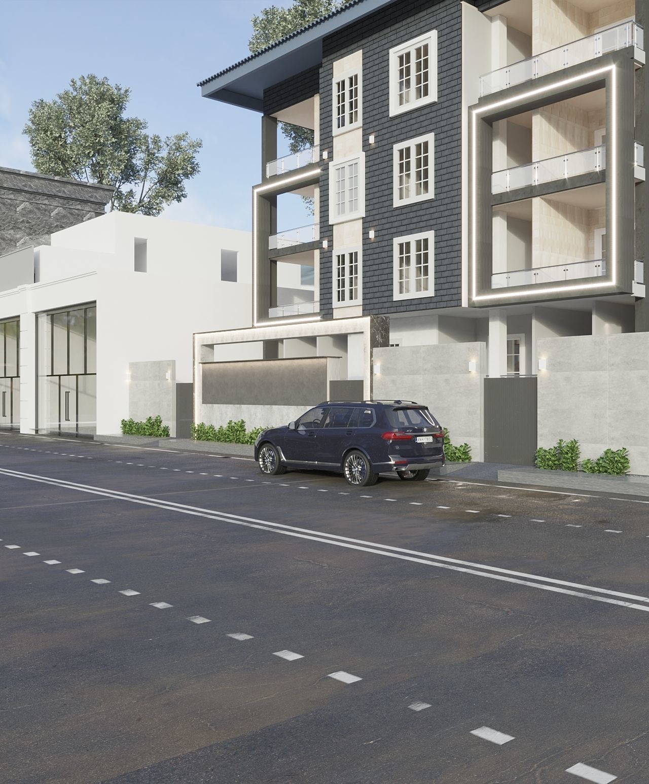 Exterior residential Building 3D model | CGTrader