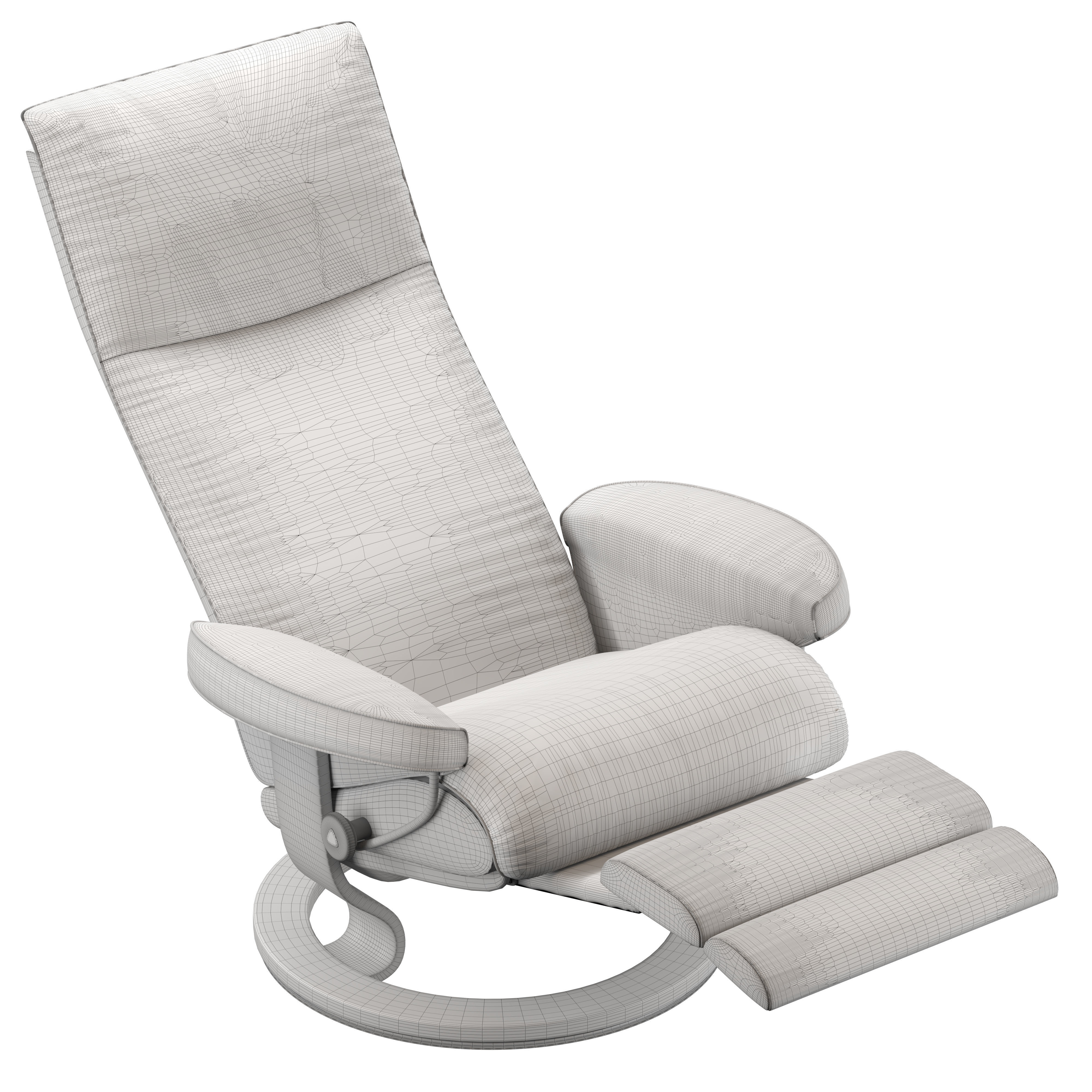 Stressless Aura Recliner 3D model | CGTrader