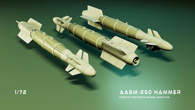 AASM-250 Hammer bomb 3D model 3D printable | CGTrader