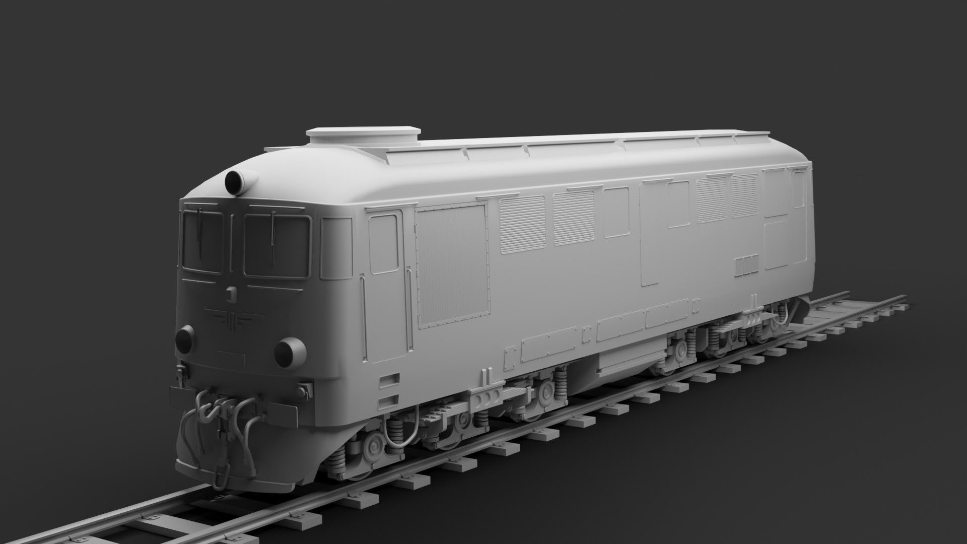 3D model Diesel locomotive LDE VR / AR / low-poly | CGTrader