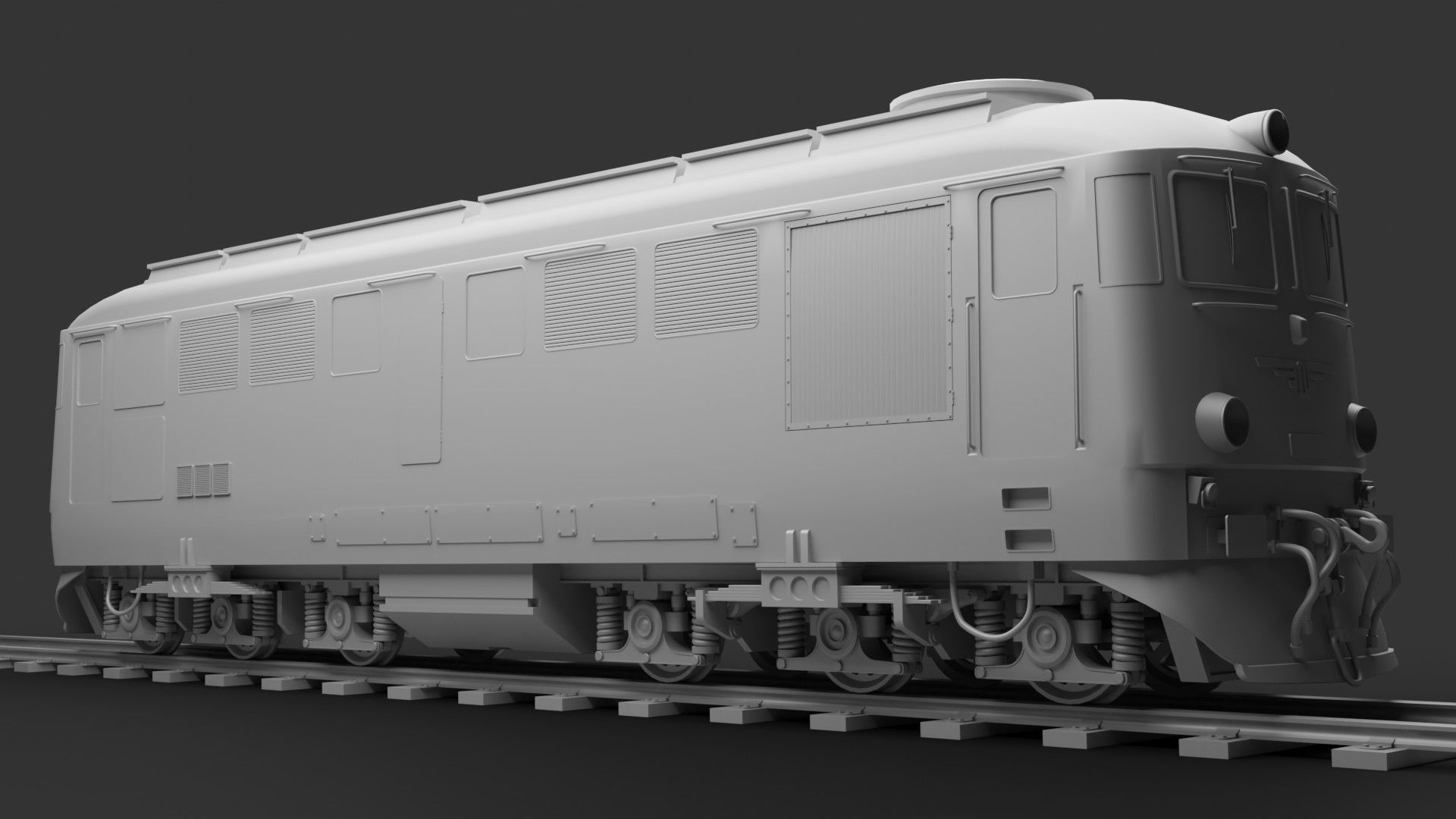 3D model Diesel locomotive LDE VR / AR / low-poly | CGTrader