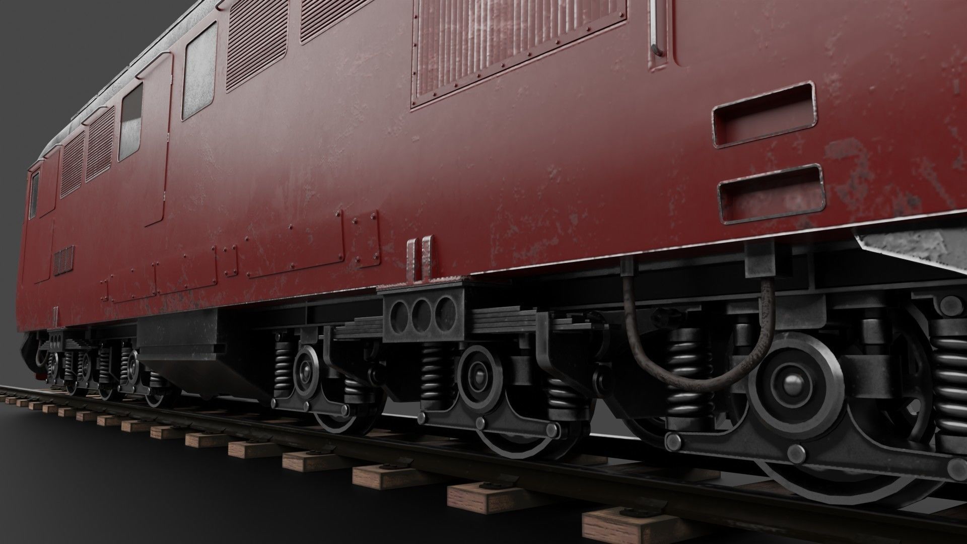 3D model Diesel locomotive LDE VR / AR / low-poly | CGTrader
