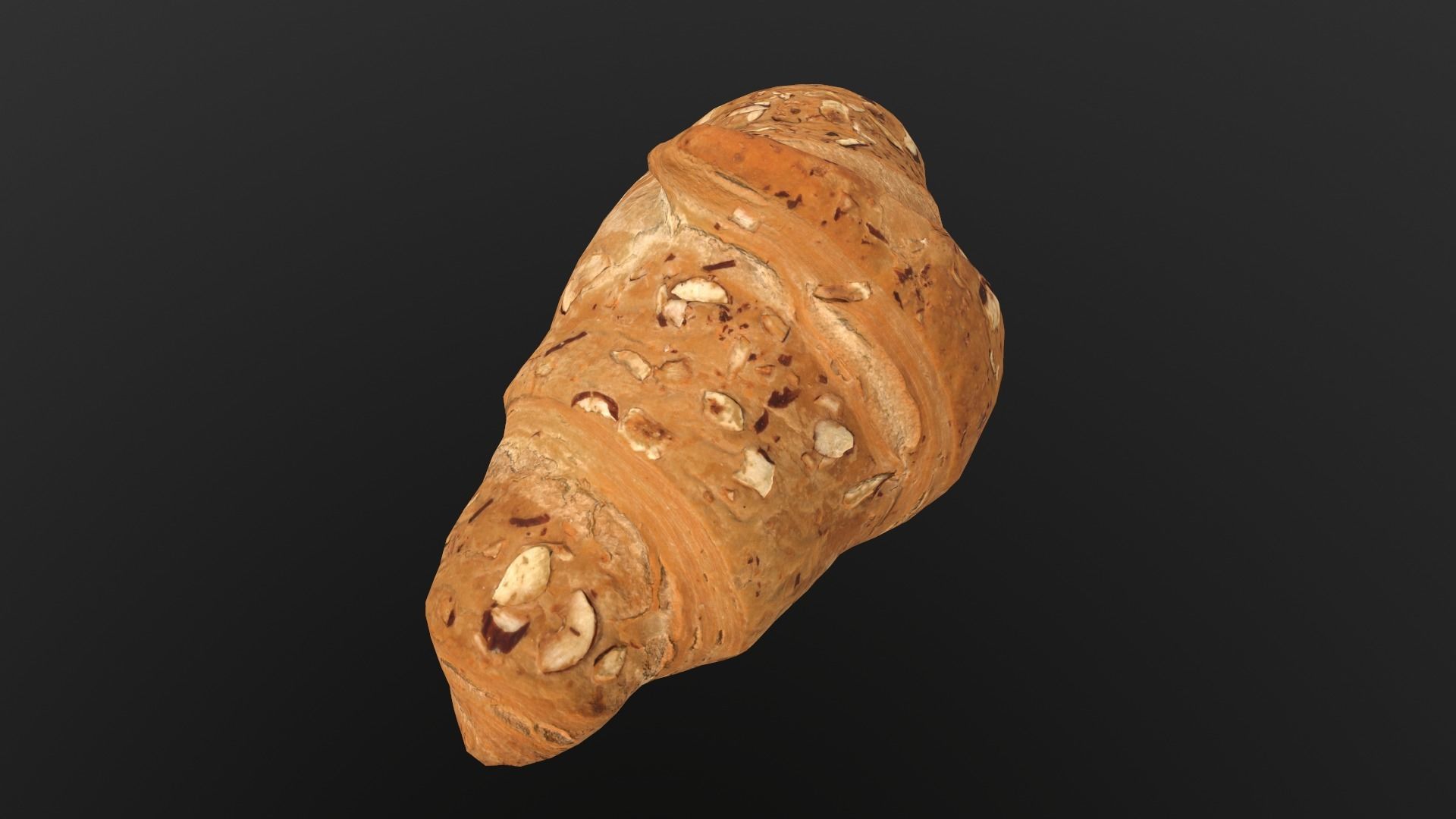 3D model Croissant AR VR PBR Lowpoly with game ready 3d Model VR / AR ...