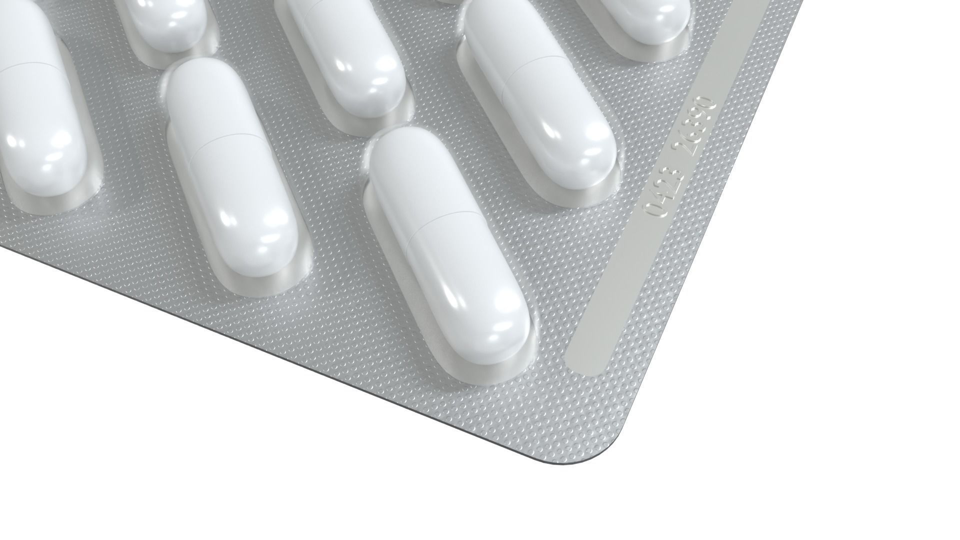 Capsule Blister card 3D model and 3D mockup 3D model | CGTrader