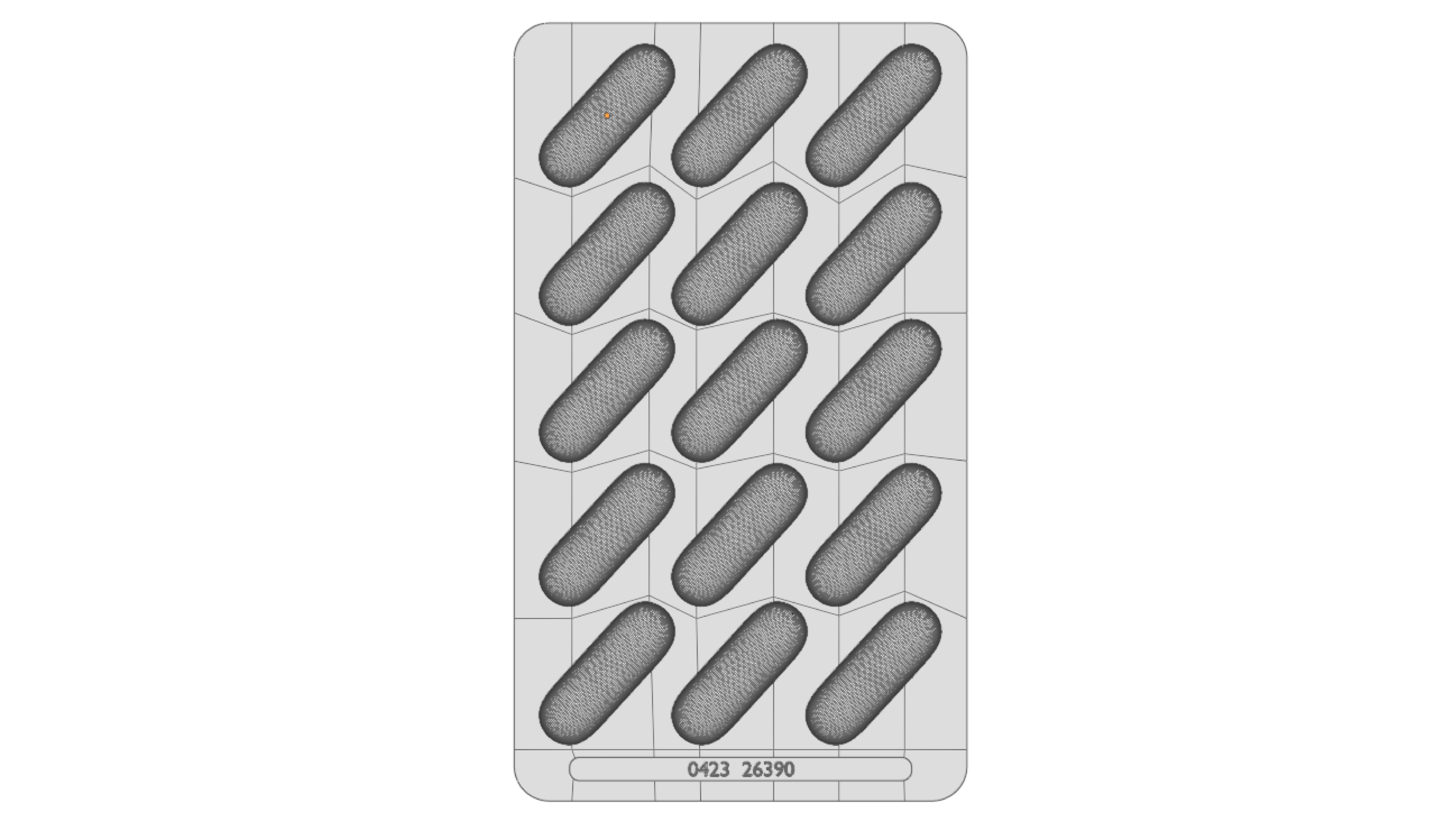 Capsule Blister card 3D model and 3D mockup 3D model | CGTrader