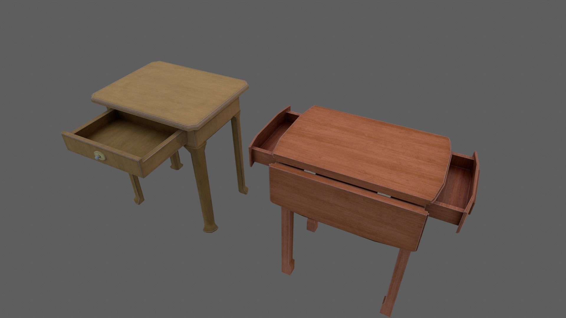3D model Small tables VR / AR / low-poly | CGTrader