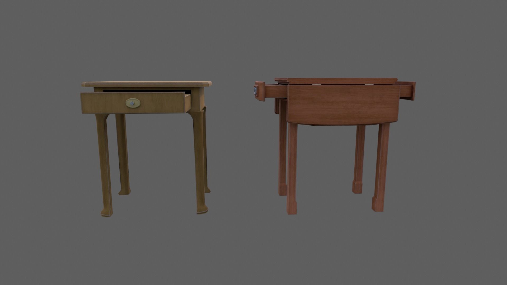 3D model Small tables VR / AR / low-poly | CGTrader