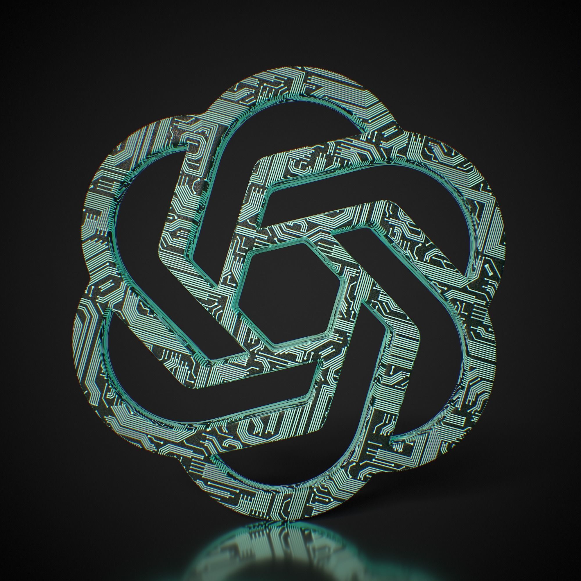 ChatGPT Logo 3D model | CGTrader