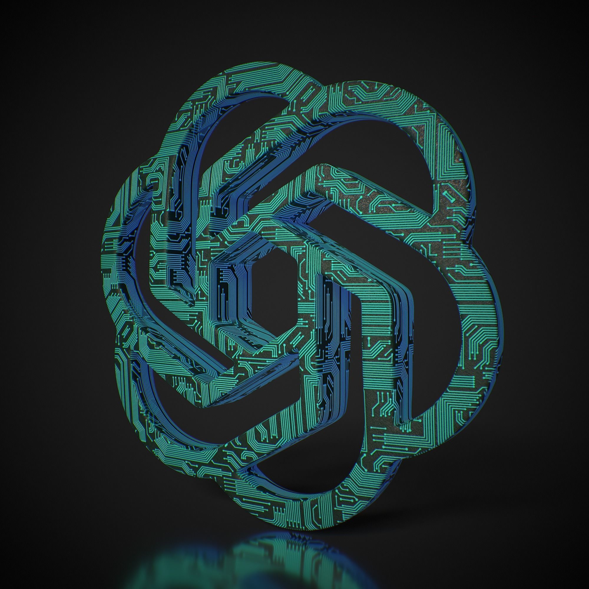 ChatGPT Logo 3D model | CGTrader