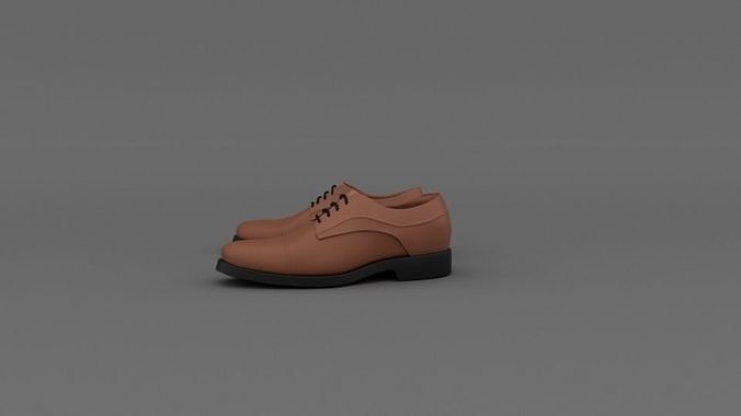 3D model Business Shoes-Low Poly 3d Model VR / AR / low-poly | CGTrader