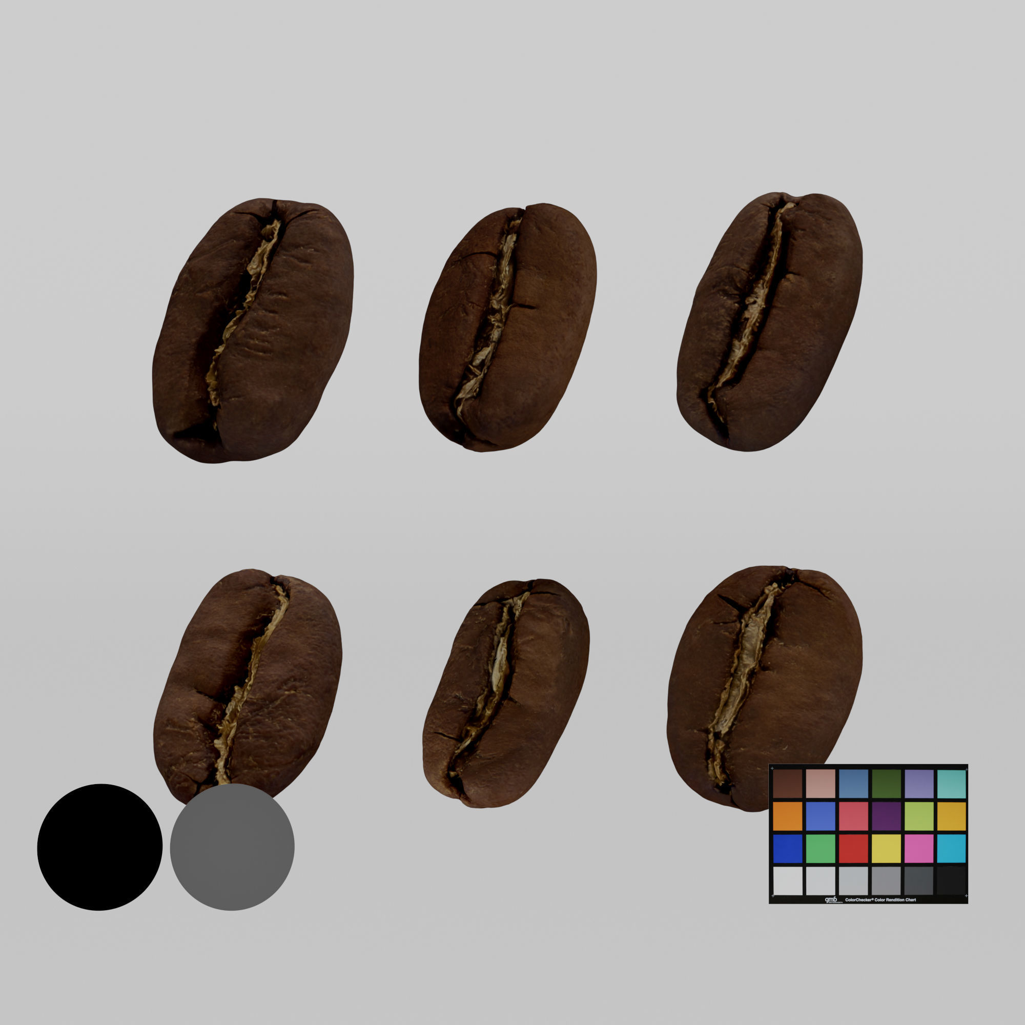 3D model Coffee Beans VR / AR / low-poly | CGTrader