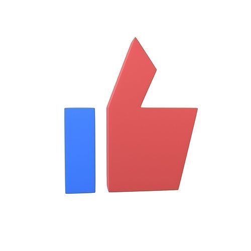 3D model Like Symbol V1 003 VR / AR / low-poly | CGTrader