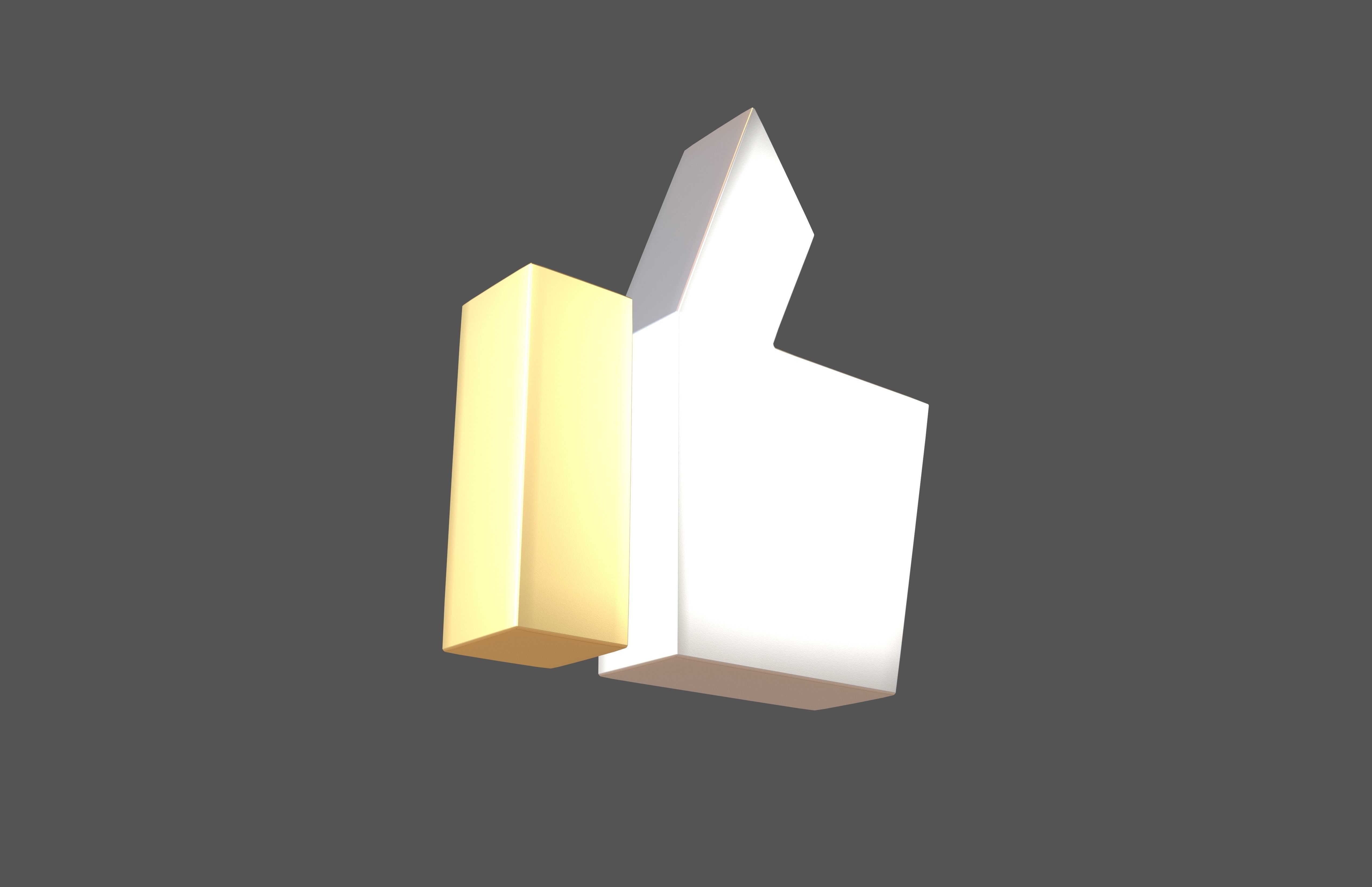 3D model Like Symbol V1 006 VR / AR / low-poly | CGTrader