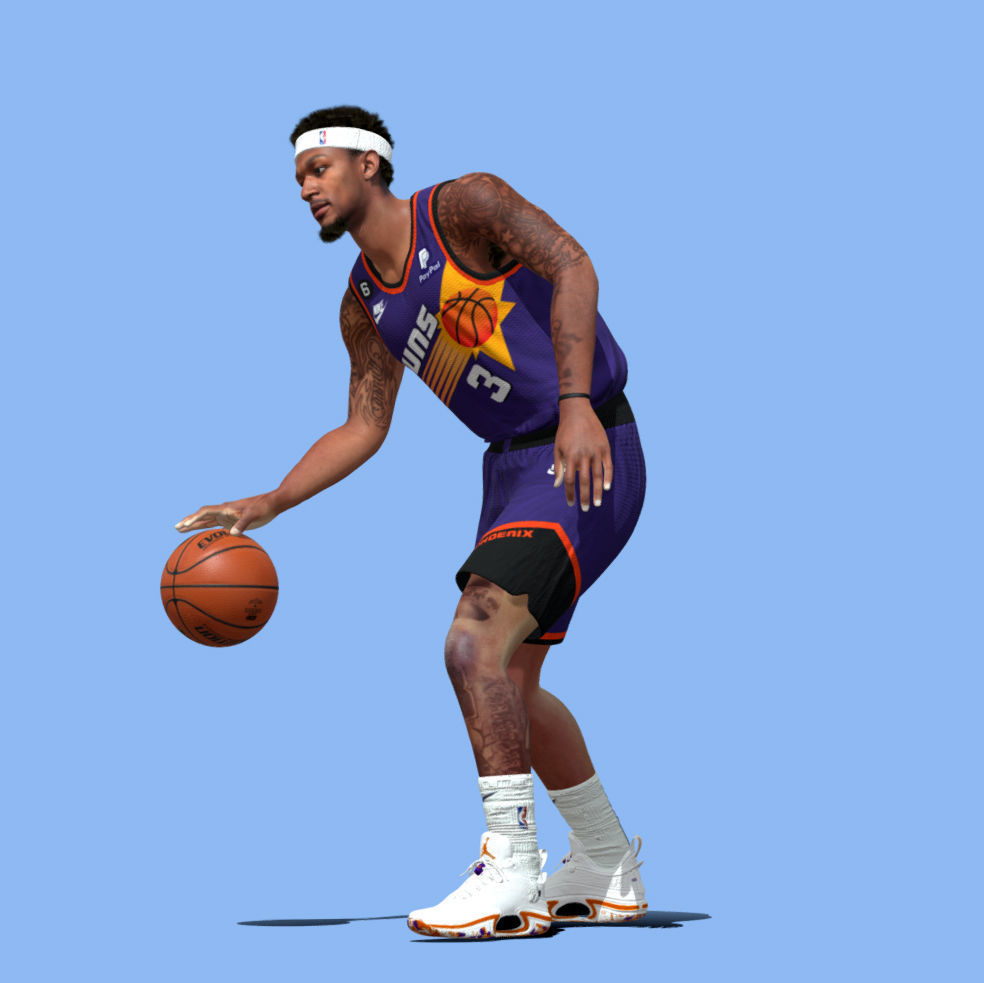 3D Rigged Bradley Beal Phoenix Suns NBA 3D model animated rigged | CGTrader