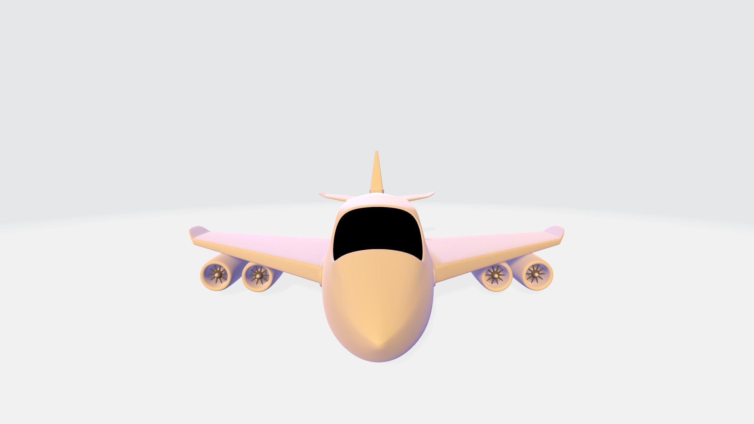 Plane for tourist 3D model | CGTrader