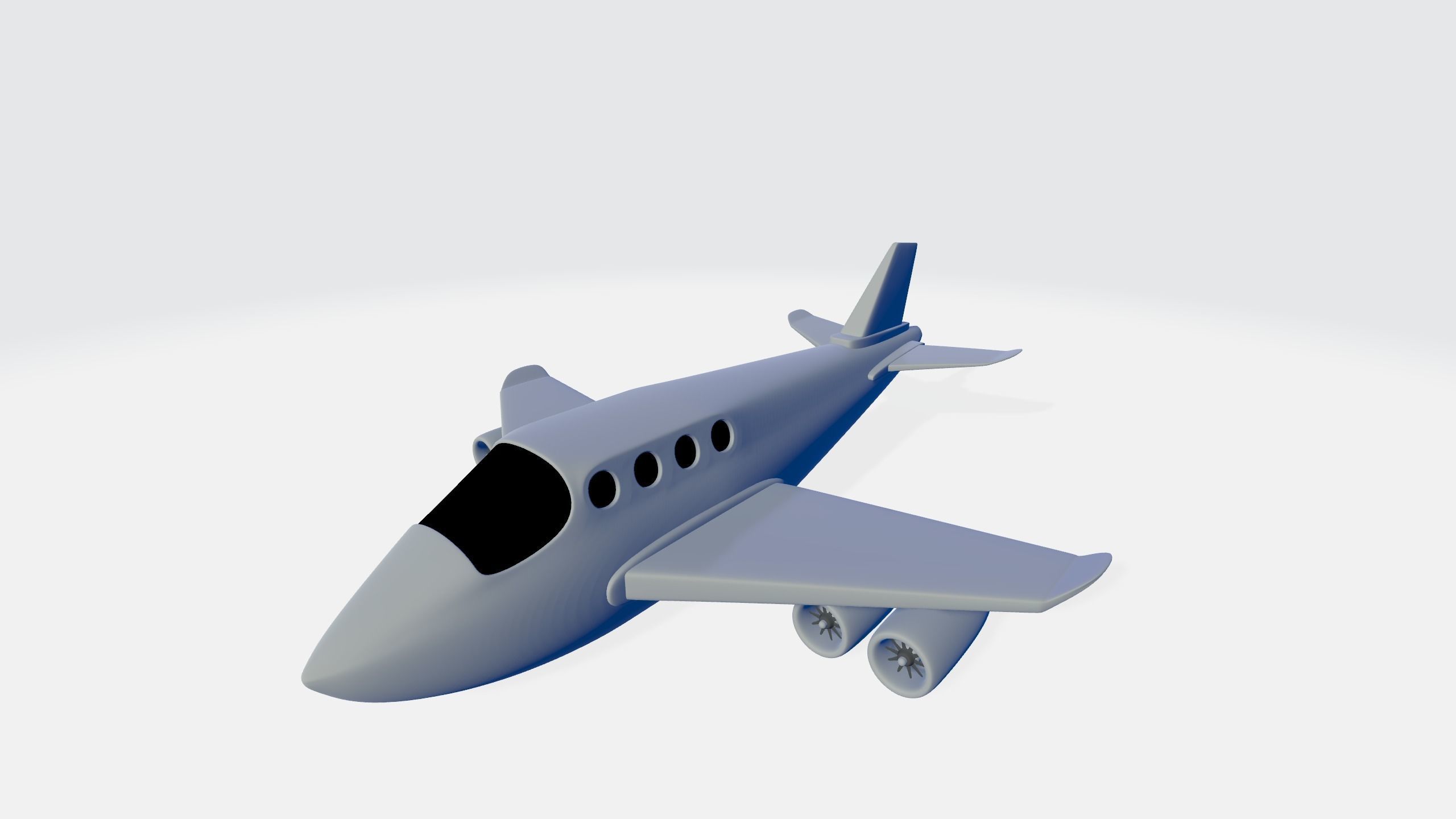 Plane for tourist 3D model | CGTrader