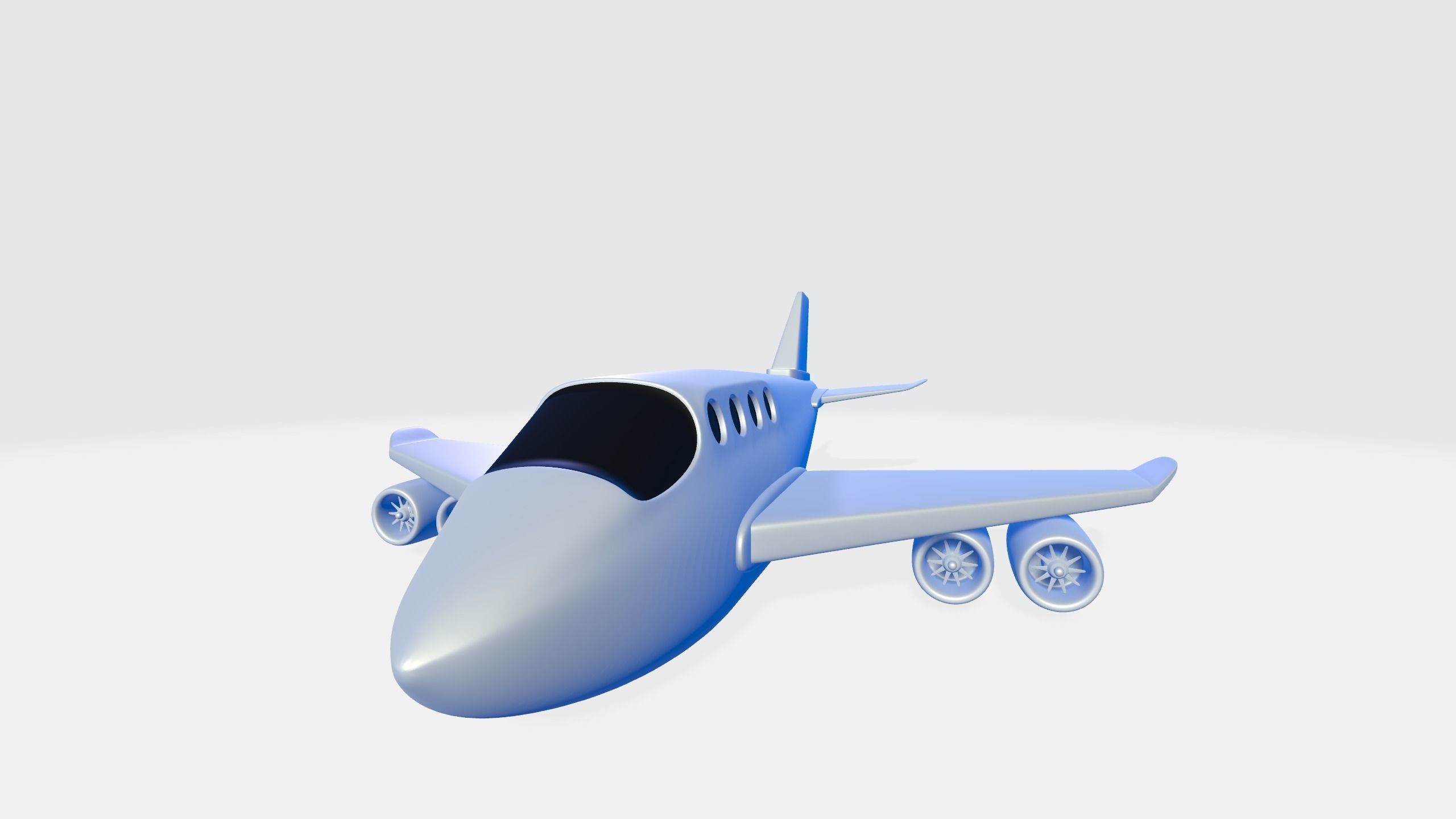 Plane for tourist 3D model | CGTrader