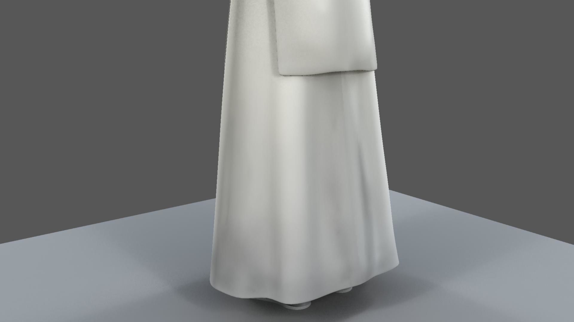 Christian nun 3D model | CGTrader