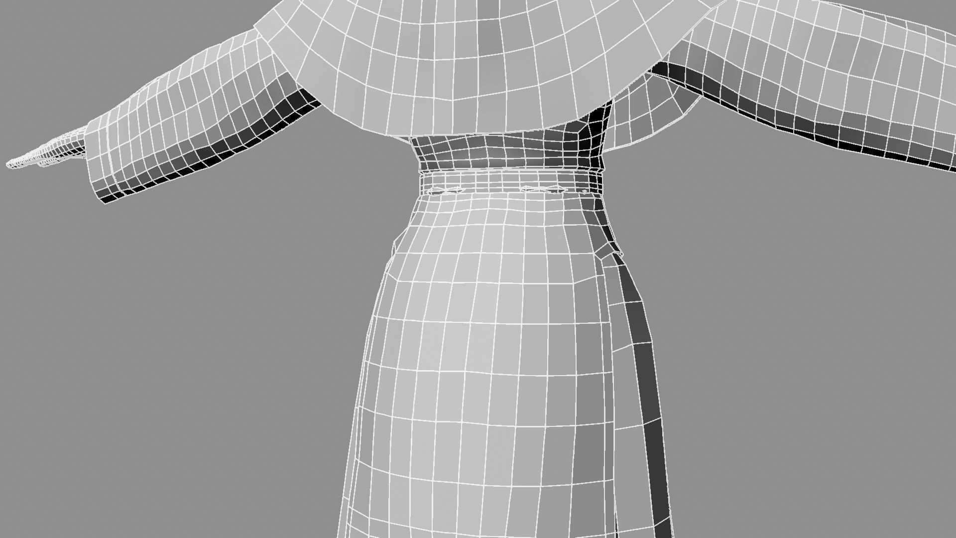 Christian nun 3D model | CGTrader