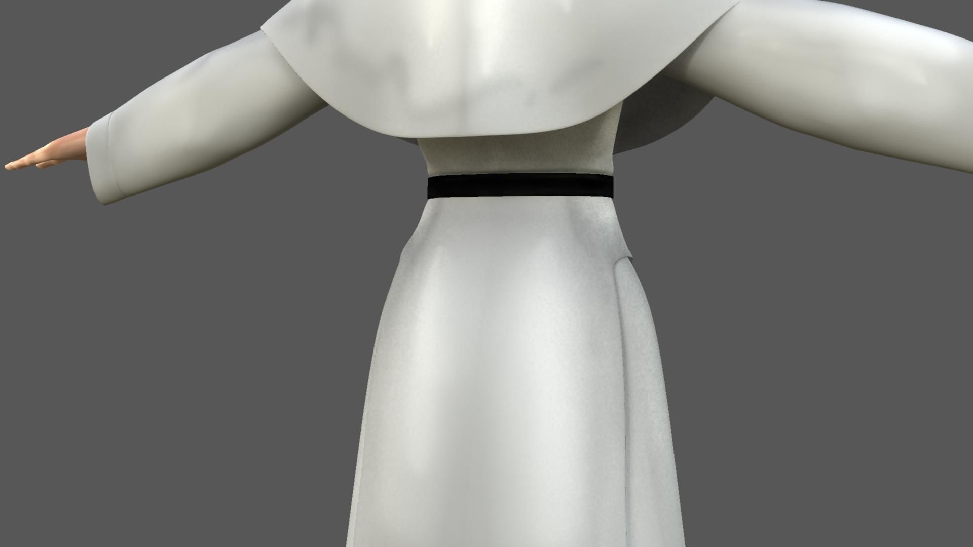 Christian nun 3D model | CGTrader
