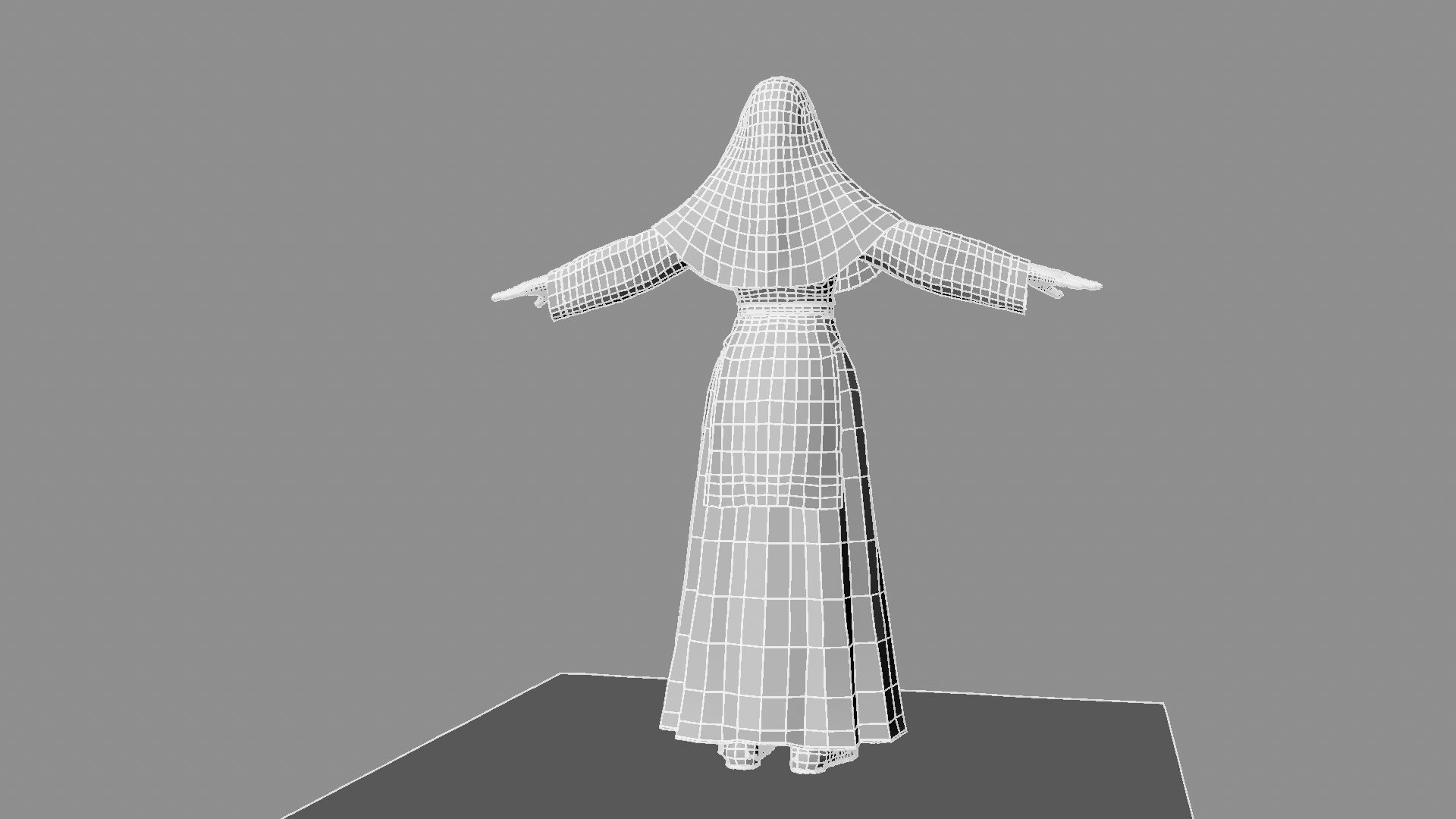 Christian nun 3D model | CGTrader