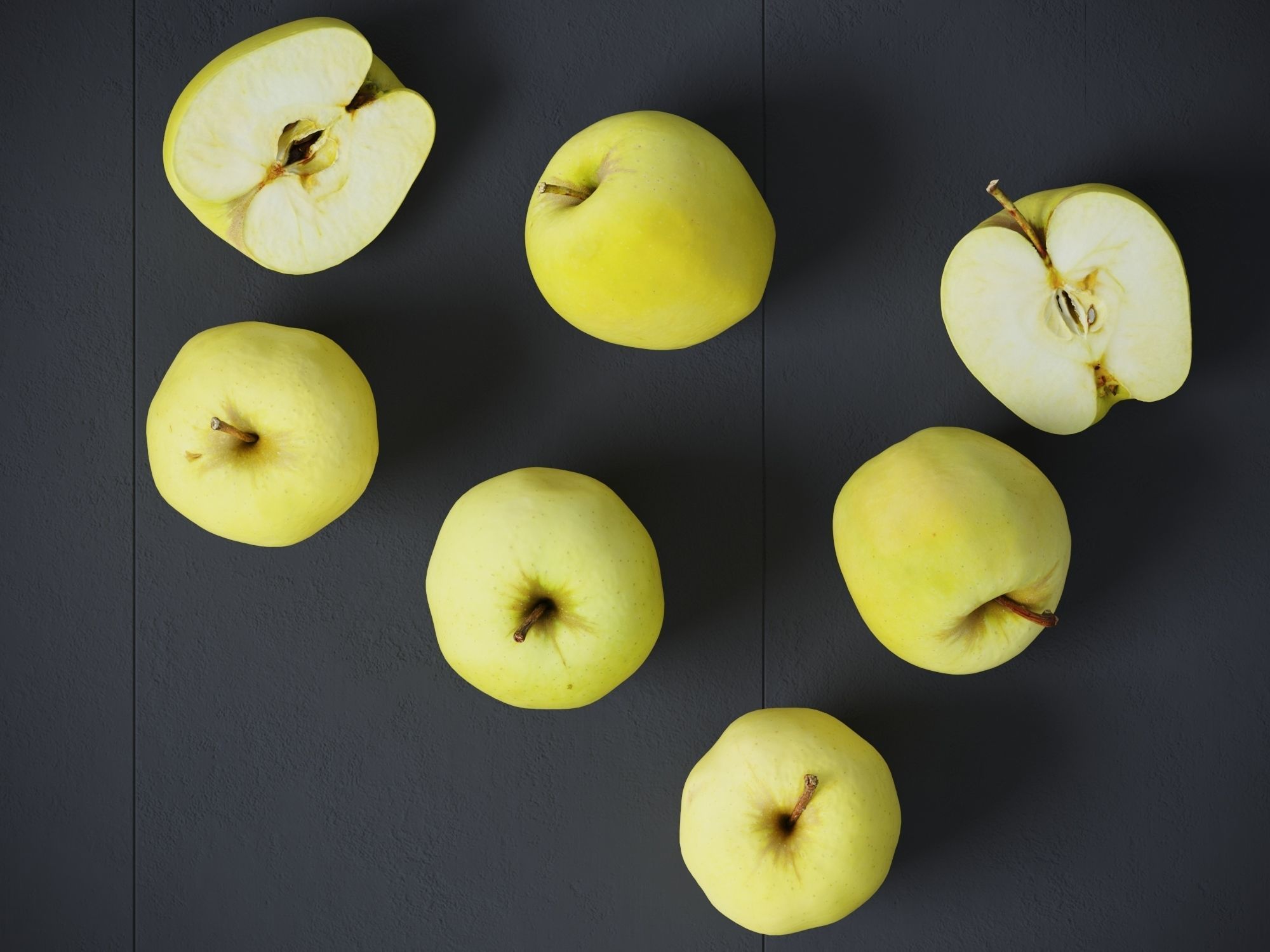 Golden Apples 3D model | CGTrader