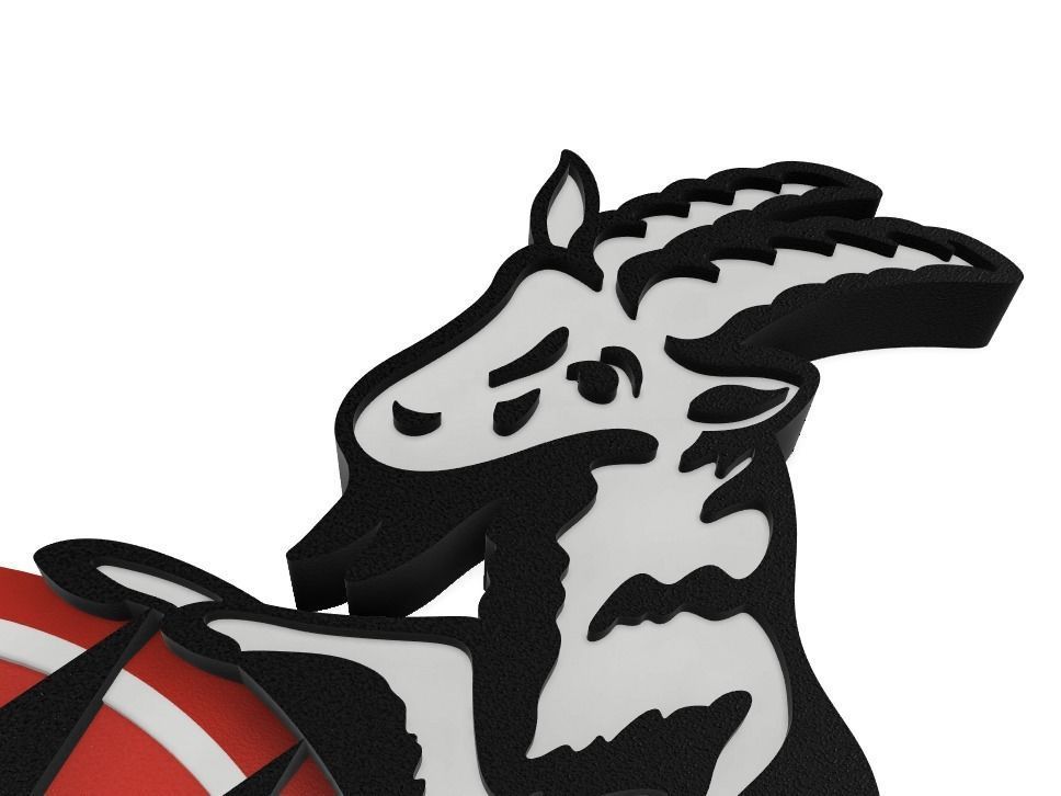 FC Koln Wall Sign 3D model 3D printable | CGTrader