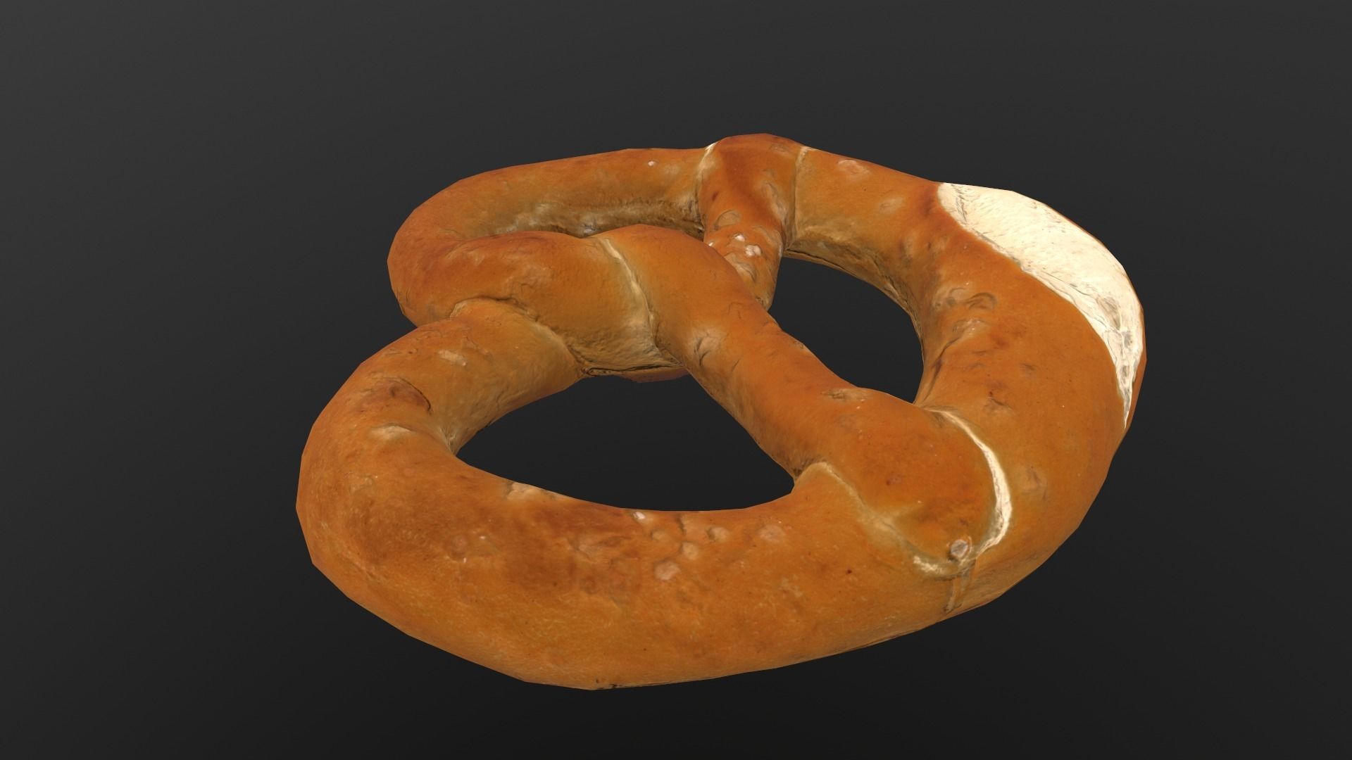 3D model Pretzel AR VR PBR Lowpoly with game ready 3d Model VR / AR ...