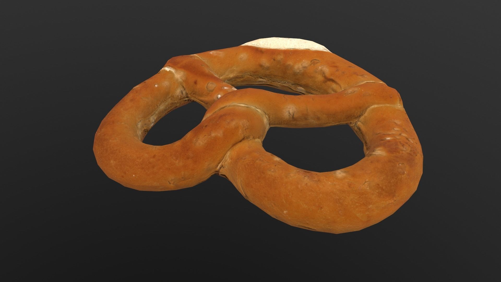 3D model Pretzel AR VR PBR Lowpoly with game ready 3d Model VR / AR ...