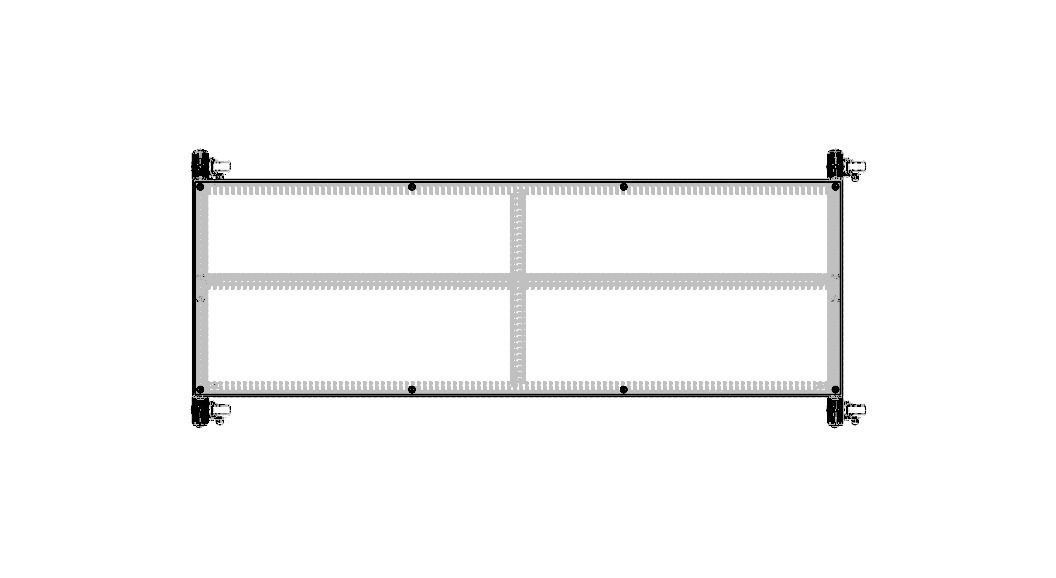 Aluminum Fixed Top Mobile Table 3D model rigged | CGTrader
