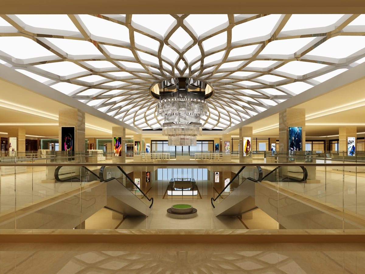 shop mall 3D Model MAX | CGTrader.com