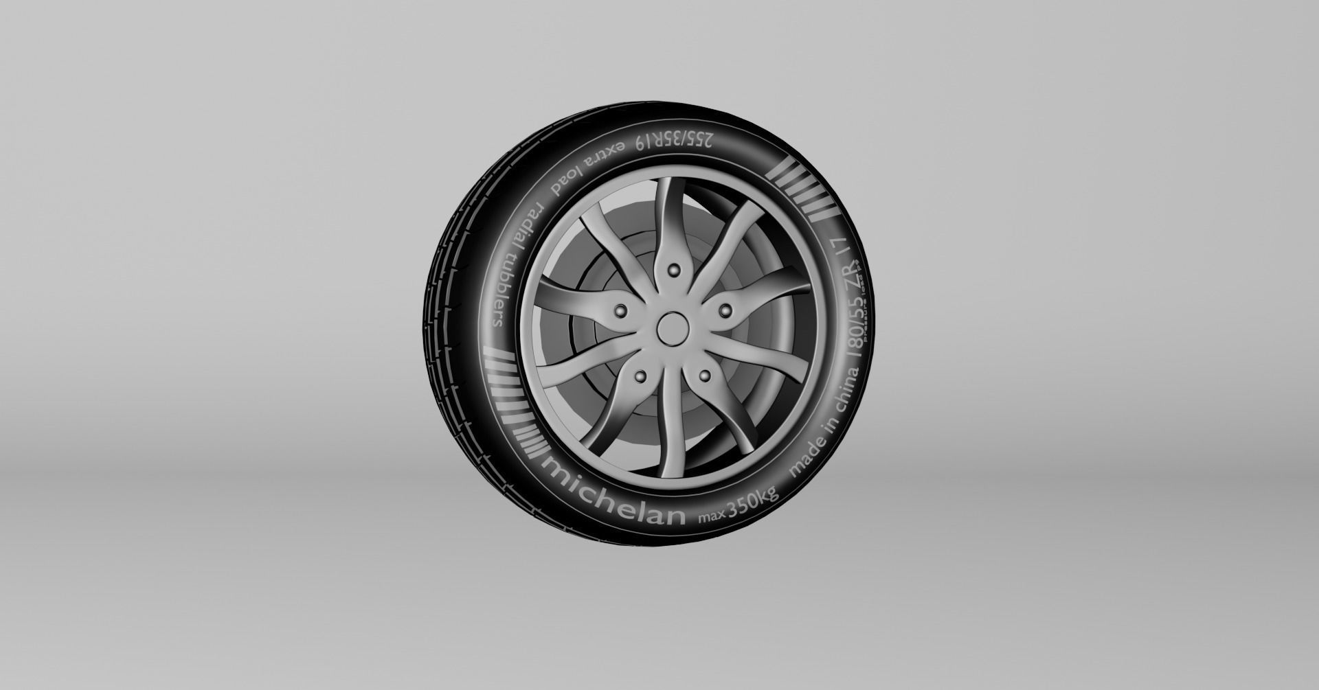 3d tyre and rim pack 3D model | CGTrader