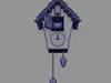 3D model Cartoon stylized wall clock WunschPunsch VR / AR / low-poly ...