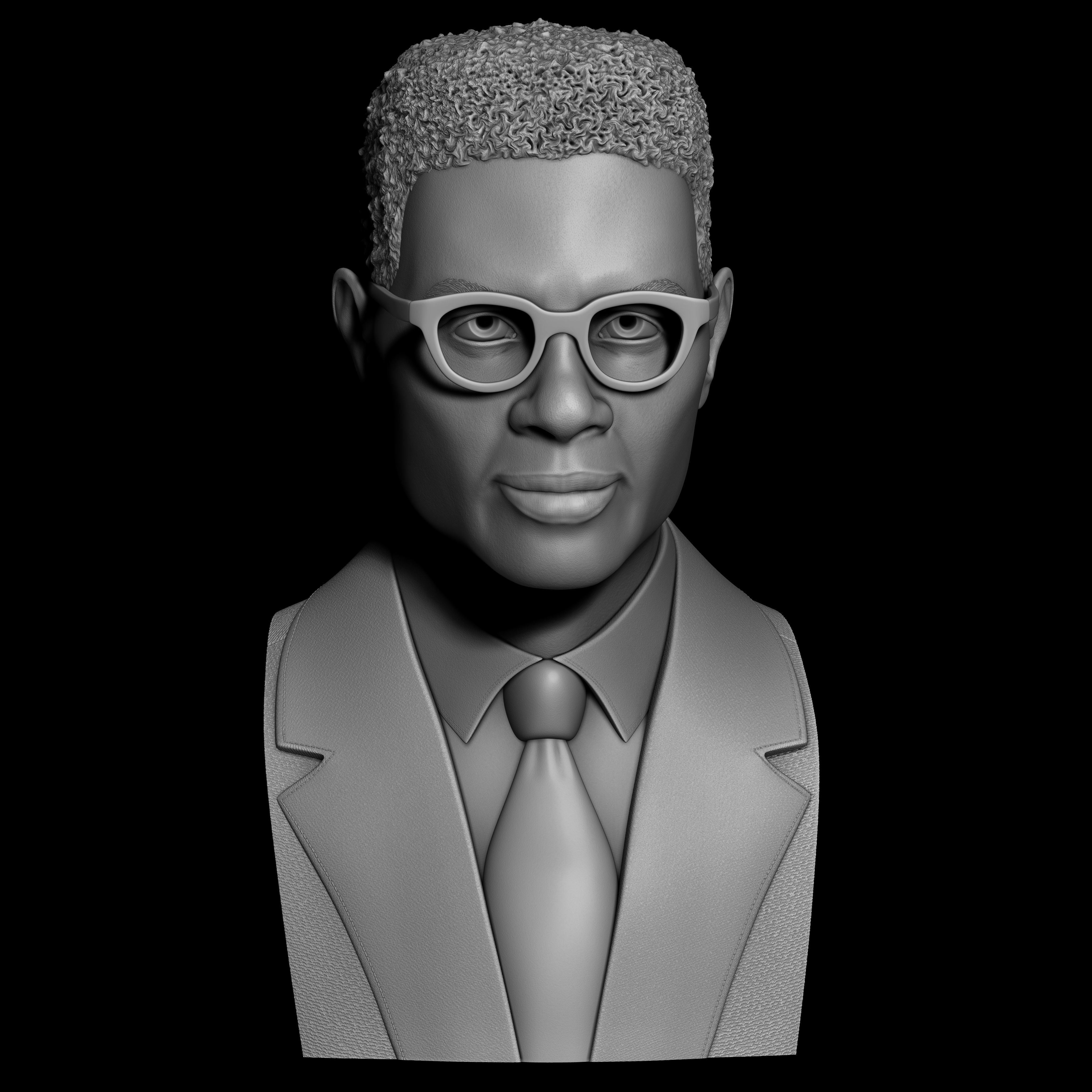 THOMAS SOWELL 3D MODEL SCULPTURE 3D model 3D printable | CGTrader