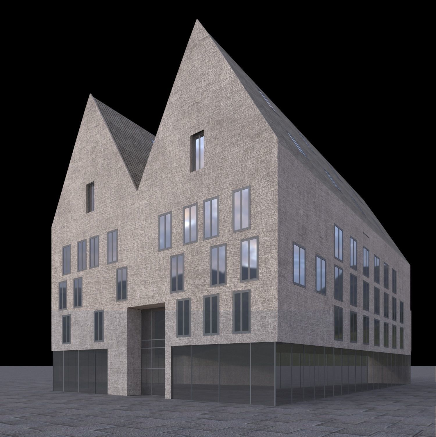 Residential Building 3D model | CGTrader