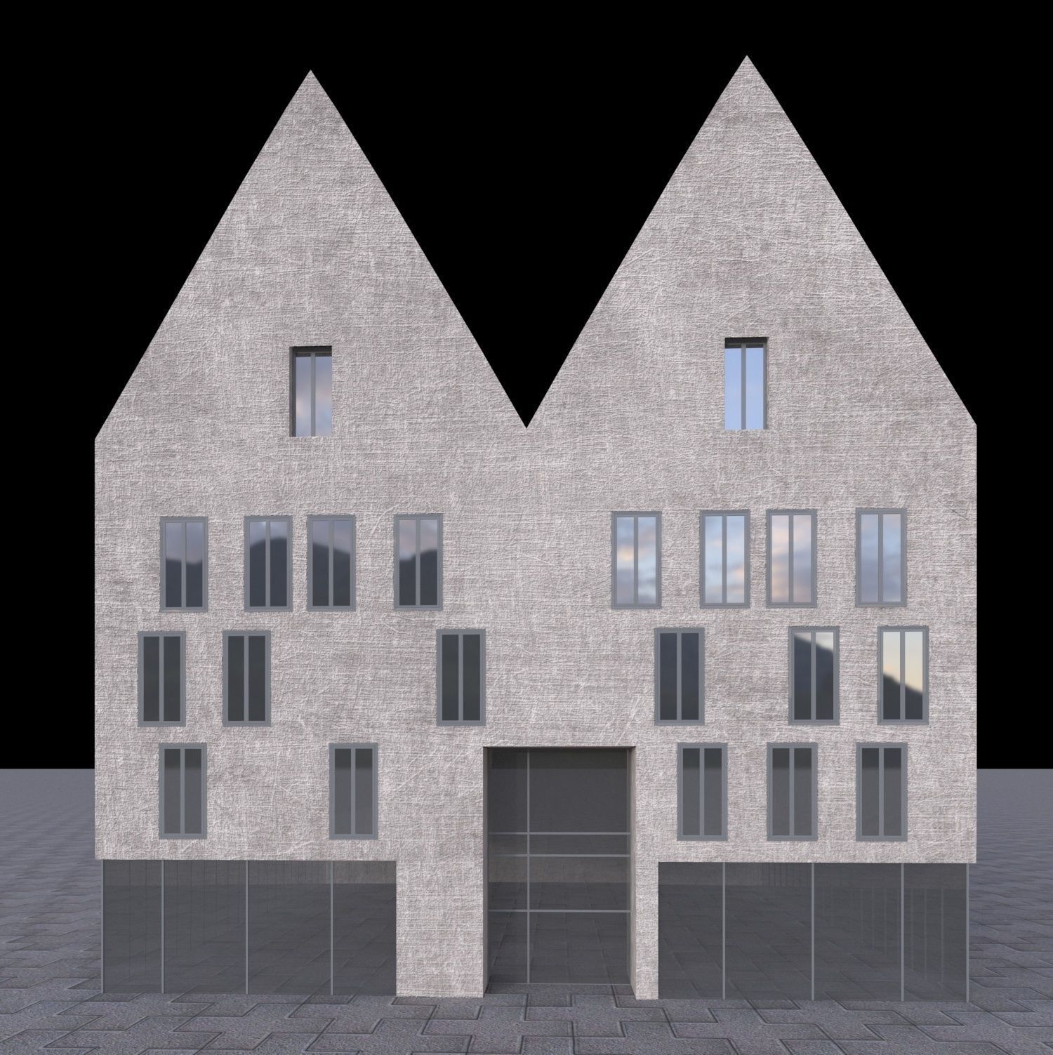 Residential Building 3D model | CGTrader