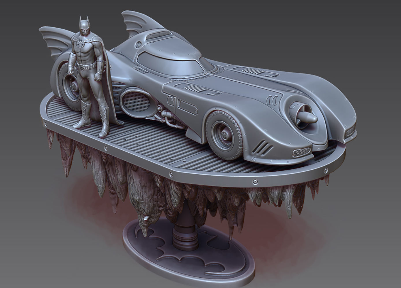 Batman Batmobile 3D Model Ready to Print 3D model 3D printable | CGTrader