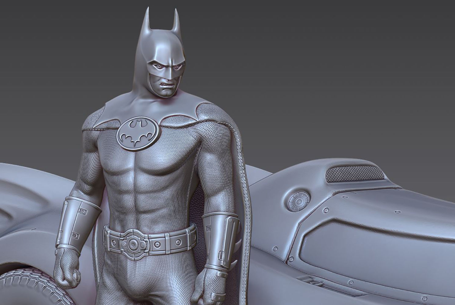 Batman Batmobile 3D Model Ready to Print 3D model 3D printable | CGTrader