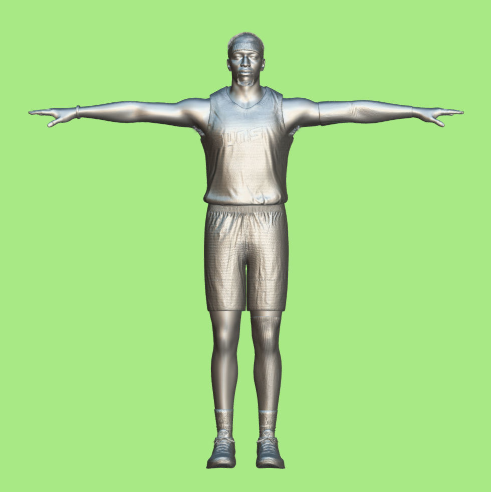 T-Pose rigged Torrey Craig Phoenix Suns NBA 3D model animated rigged ...