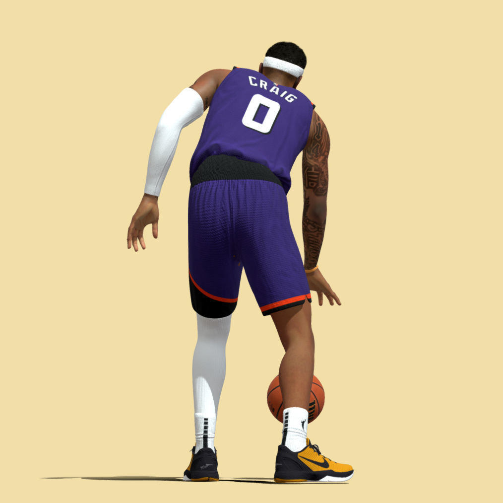 3D rigged Torrey Craig Phoenix Suns NBA 3D model animated rigged | CGTrader