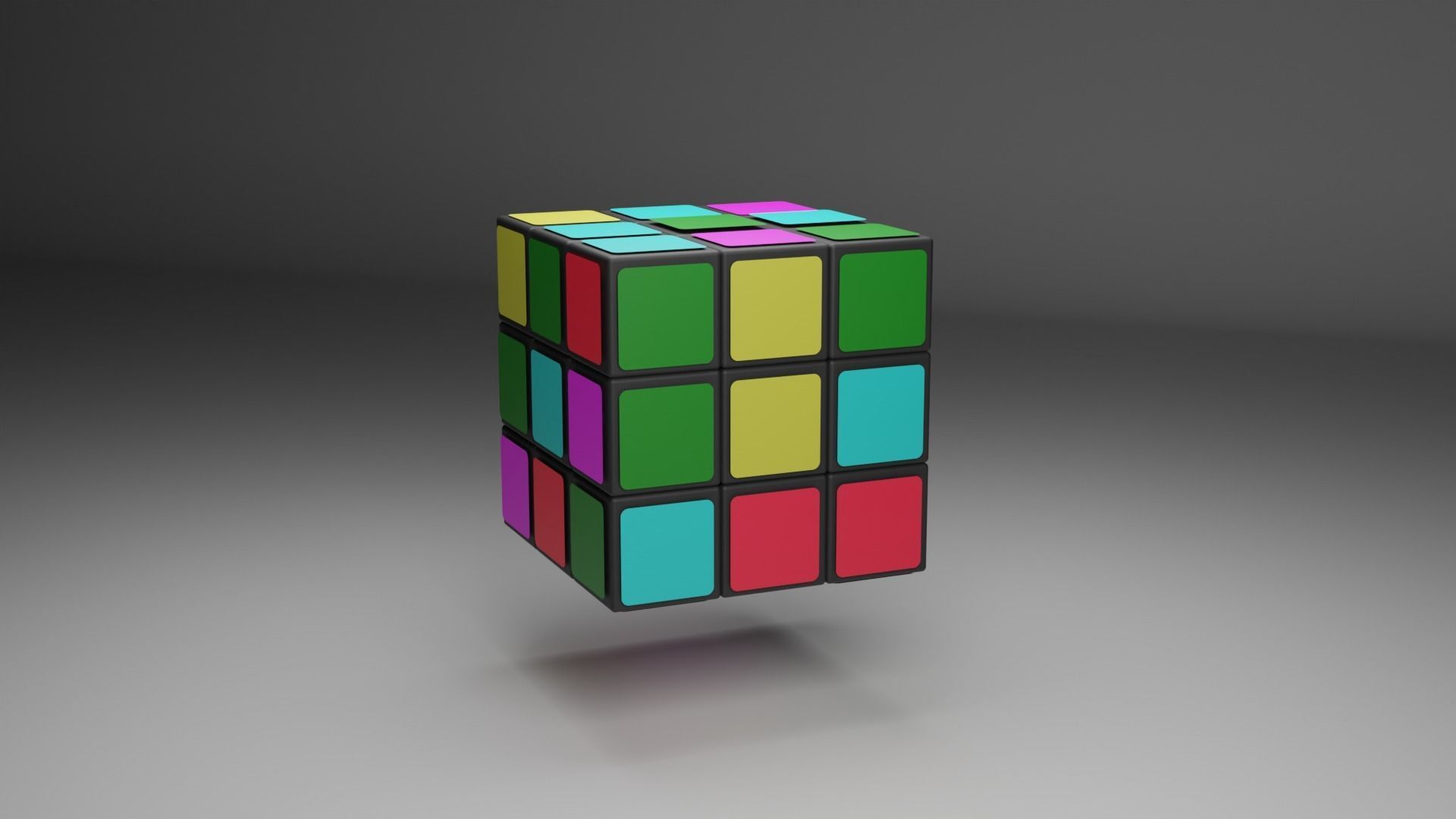 Rubiks cube free 3D model | CGTrader