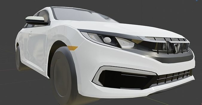 3D model 2019 Honda Civic LX VR / AR / low-poly | CGTrader