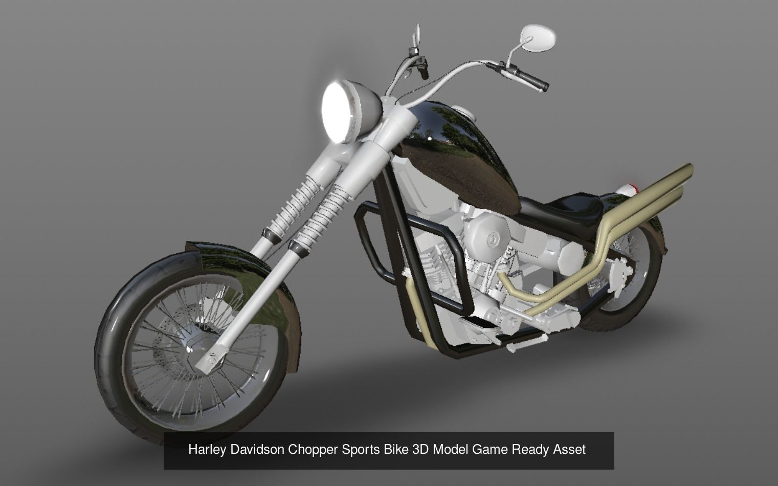 All Harley Davidson Bikes Collections 3D Model Game Ready Asset VR / AR / low-poly | CGTrader