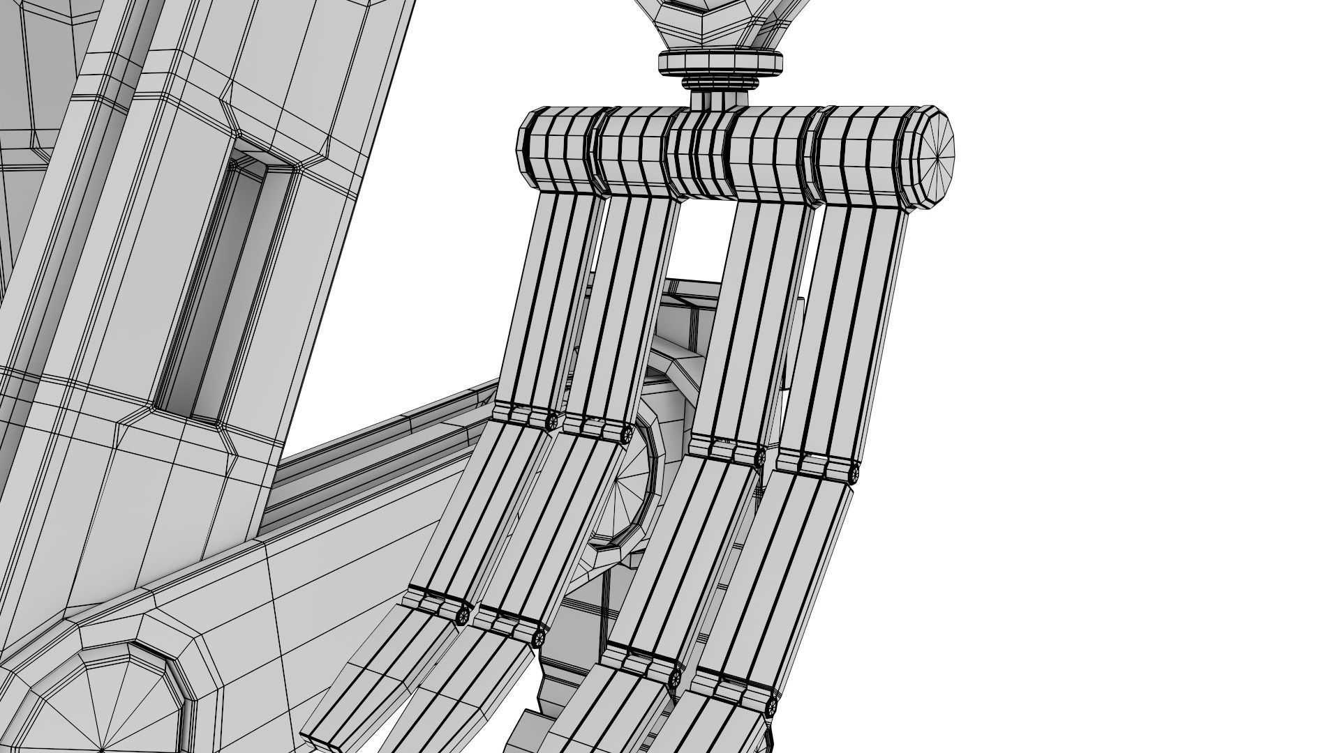 Abstract robot with glow elements 3D model animated rigged | CGTrader