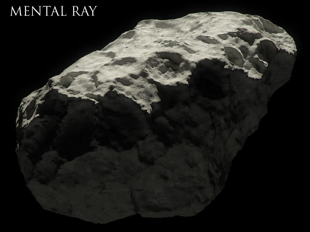 Asteroid 3D Model Game ready animated .max .obj .3ds .fbx - CGTrader.com