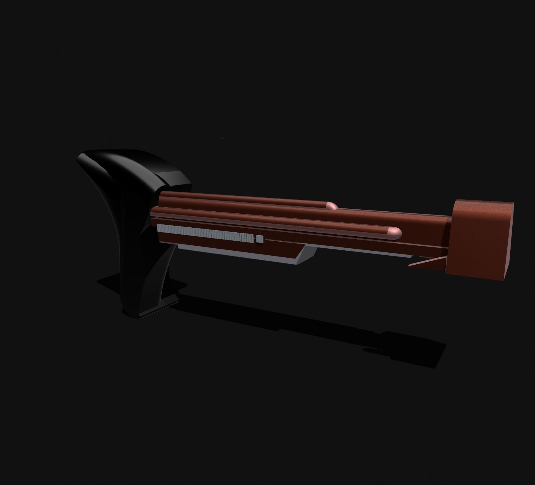 Commander Kruges Klingon disruptor - Klingon Disruptor Rifle 3D model ...